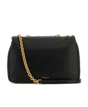 Off-White Jitney Logo Plaque Puffer Shoulder Bag