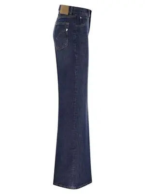 DONDUP Amber Wide-leg Jeans - Black