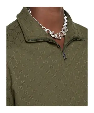 Gucci Gg Monogram Bomber Jacket