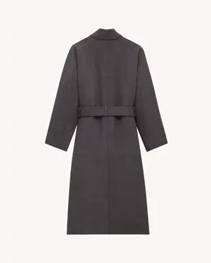 Saint Laurent Double-breasted Belted Coat