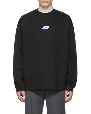We11Done Logo-print Cotton Sweater