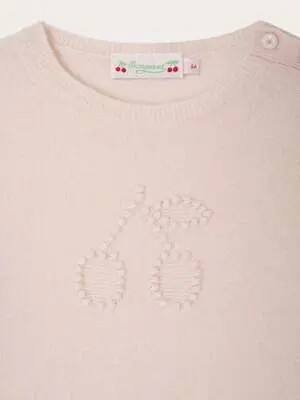 Bonpoint Jaana Cherry Fancy Knit Jumper