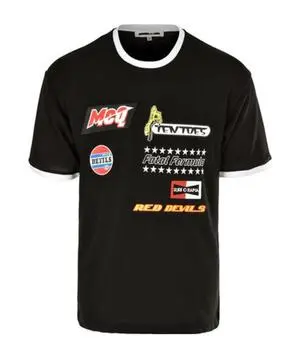 Alexander McQueen Crew Neck Short-sleeve T-shirt - Black