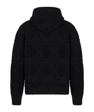 Dior Cannage Hooded Sweatshirt - Black