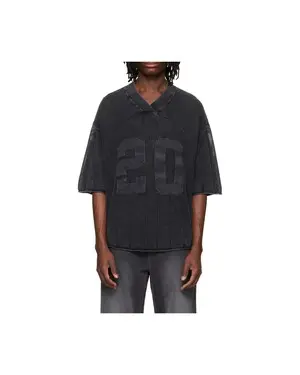REPRESENT Oversized Number Knitted Sweater - Grey