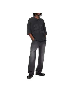 REPRESENT Oversized Number Knitted Sweater - Grey