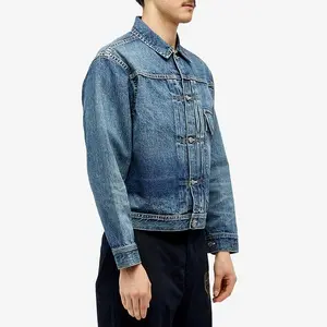 HUMAN MADE Denim Jacket With Embroidered Logo