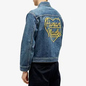 HUMAN MADE Denim Jacket With Embroidered Logo