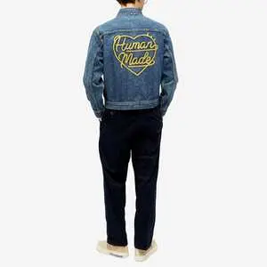HUMAN MADE Denim Jacket With Embroidered Logo