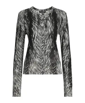Dolce & Gabbana Fur-print Knit Cardigan