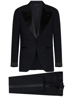TOM FORD Single Breasted Tailored Suit - Black