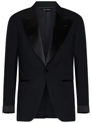TOM FORD Single Breasted Tailored Suit - Black