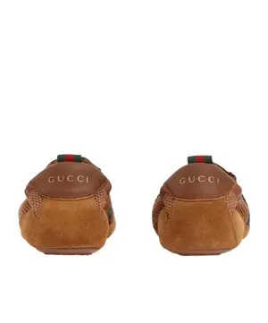 Gucci Shift Lace-up Sneakers - Brown