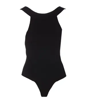 Khaite The Campagna Sleeveless Bodysuit - Black