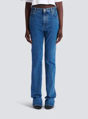 Balmain Straight-leg Denim Jeans