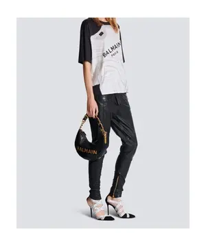 Balmain Loose T-shirt With Optical Illusion Print