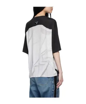 Balmain Loose T-shirt With Optical Illusion Print