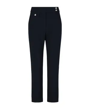 Veronica Beard Renzo Crest Button Pants - Black