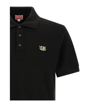 Kenzo Wild Tiger Slim Polo Shirt - Black