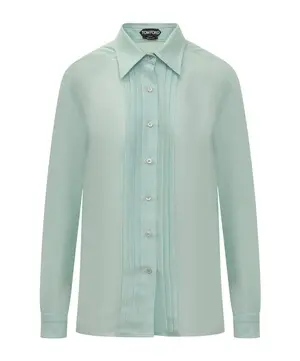 TOM FORD Pleat Detailed Long-sleeved Shirt