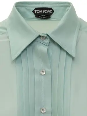 TOM FORD Pleat Detailed Long-sleeved Shirt