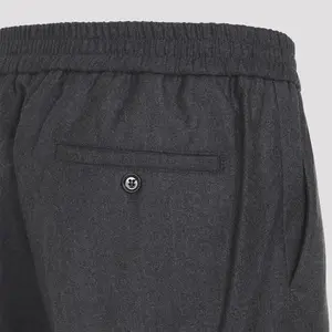 Ami Elasticated Waist Trousers - Black