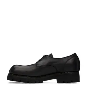Guidi Square-toed Lace-up Casual Shoes