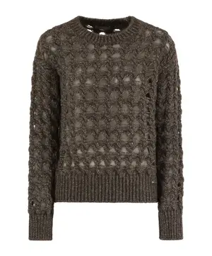 Herno Crew Neck Cut-out Sweater - No