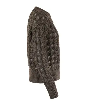 Herno Crew Neck Cut-out Sweater