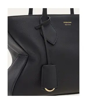 FERRAGAMO Logo Stamp Tote Bag