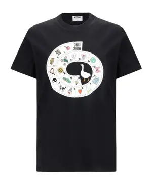 Moschino Graphic-print T-shirt - Black