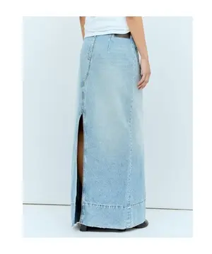 Sportmax Piave Maxi Denim Skirt