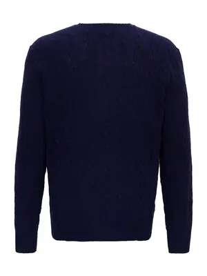 Polo Ralph Lauren Embroidered Cable-knit Jumper
