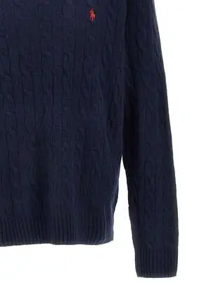 Polo Ralph Lauren Embroidered Cable-knit Jumper