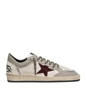 GOLDEN GOOSE Ballstar Lace-up Sneakers - Nude