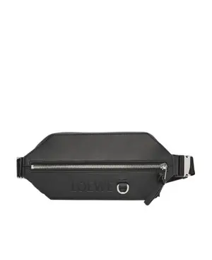 Loewe Convertible Zipped Sling Bag - Black