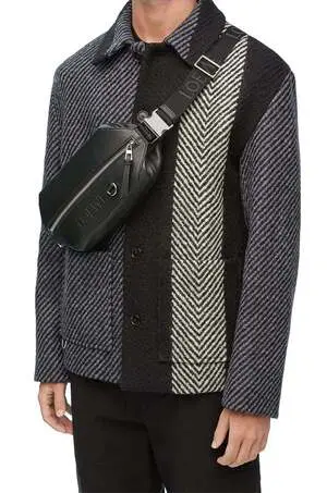 Loewe Convertible Zipped Sling Bag - Black