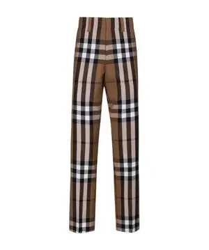 Burberry House Check Tailored Trousers - Multicolor