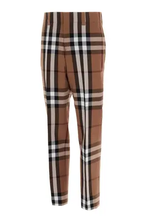 Burberry House Check Tailored Trousers - Multicolor