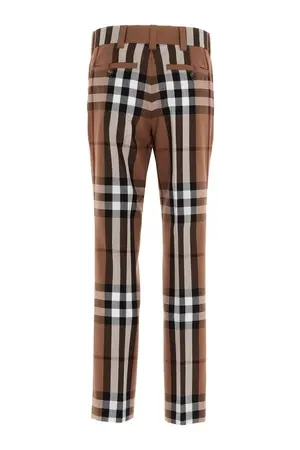 Burberry House Check Tailored Trousers - Multicolor