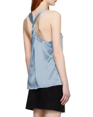 LOULOU STUDIO Sleeveless Vest With Twist Back Straps