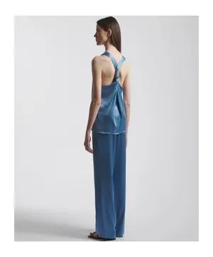 LOULOU STUDIO Sleeveless Vest With Twist Back Straps