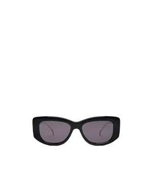Gucci Double G Rectangle-frame Sunglasses - Gray