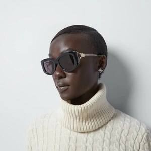 Gucci Double G Rectangle Frame Sunglasses