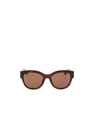 Alexander McQueen Round Frame Sunglasses - Brown