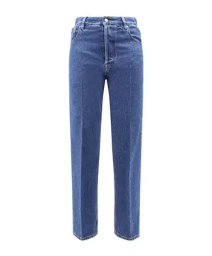 Gucci Horsebit Detail Slim Fit Jeans - Blue