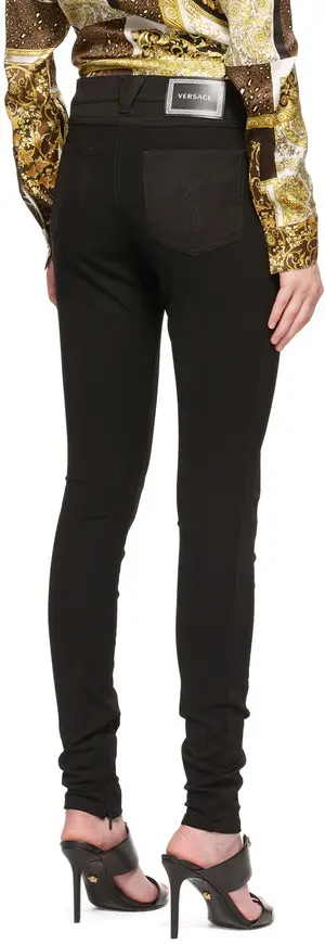 Versace Skinny Fit Jeans - Black