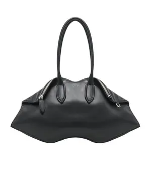 Alexander McQueen Manta Shoulder Bag - Black
