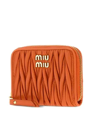 Miu Miu Matelassé Coin Purse - Red