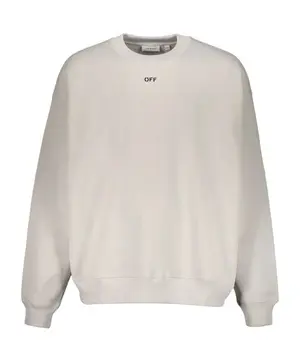 Off-White Logo Crewneck Sweatshirt - Grey